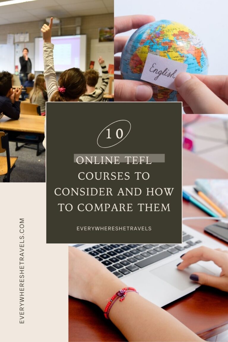 Online TEFL Course Comparison - Everywhere She Travels